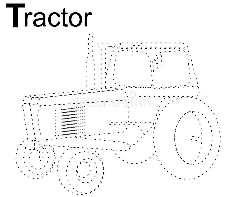 T is tractor stock illustration. Illustration of development - 219753175