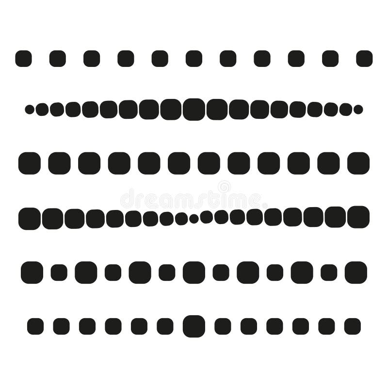 Dotted Lines. Geometric Pattern. Vector Illustration. Stock Image Stock ...