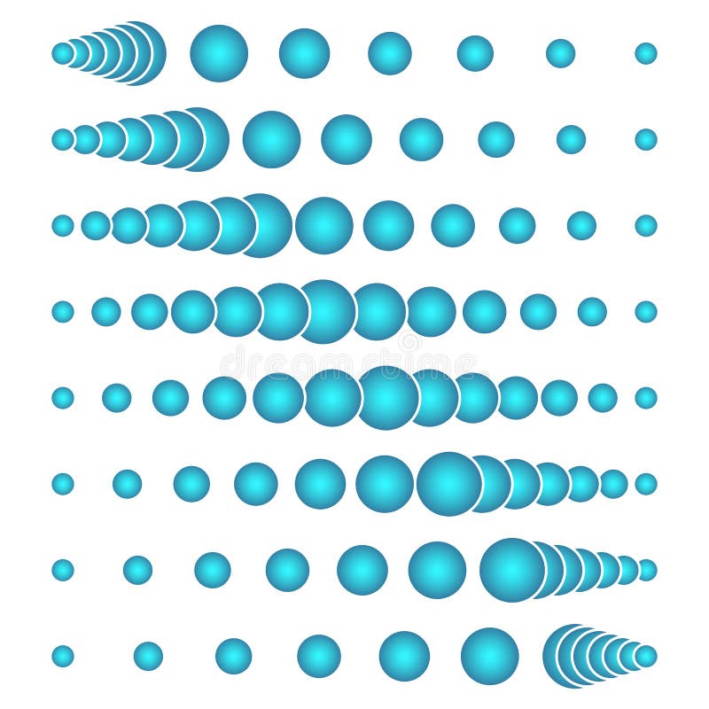 Dotted Loader, Dots in Sequence Stock Vector - Illustration of isolated ...