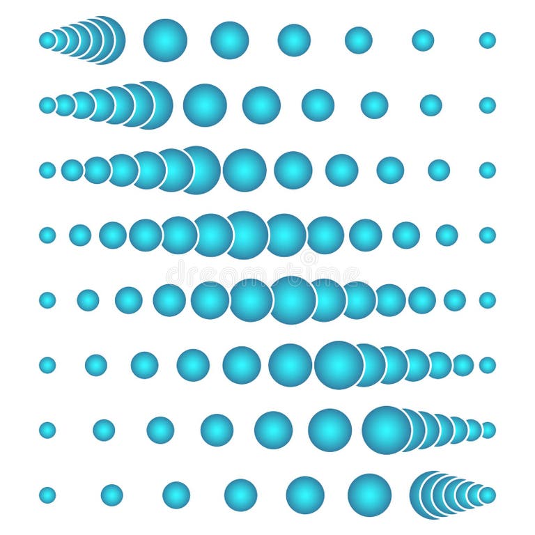 Dotted Loader, Dots in Sequence Stock Vector - Illustration of isolated ...