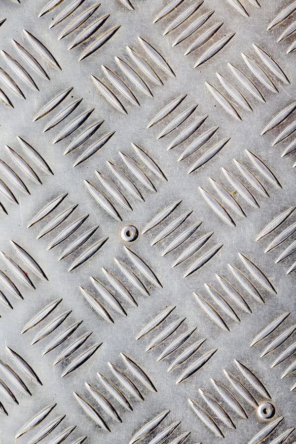 Dotted Metal Plate. Shiny Steel Stock Photo - Image of design, elegant ...