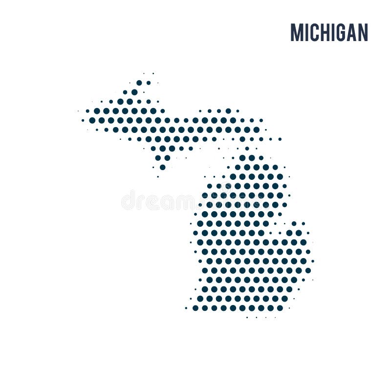 Michigan Map Abstract Stock Illustrations – 2,347 Michigan Map Abstract ...