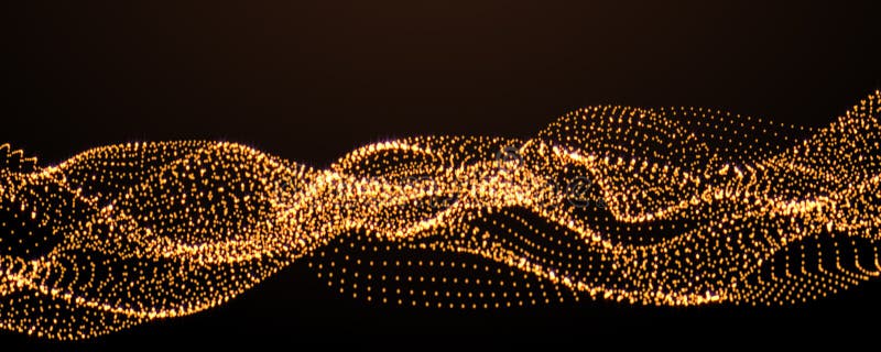 Dotted Oscillation Background Stock Illustration - Illustration of ...