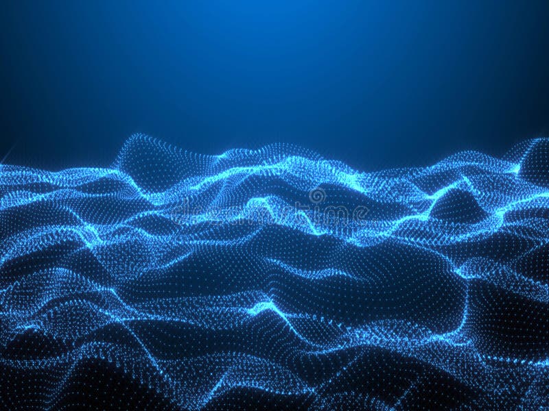 Dotted Oscillation Background Stock Illustration - Illustration of tide ...