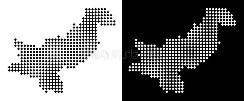 Dotted Pakistan Map Abstractions Stock Vector - Illustration of concept ...