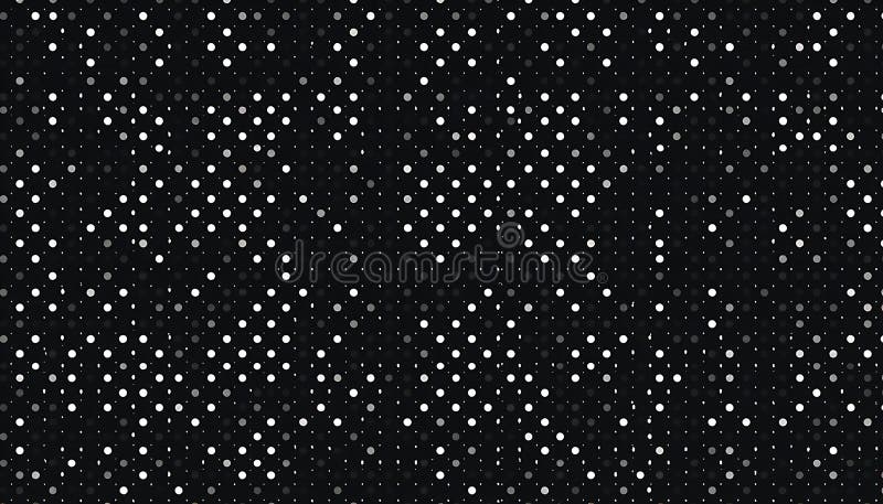 Dotted Pattern on Black Background, Minimalist Texture, Stock Photo ...