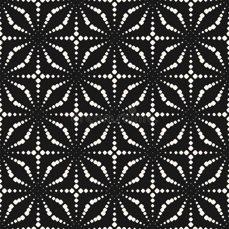 Dotted Pattern, Floral Pattern, Seamless Texture Stock Vector ...