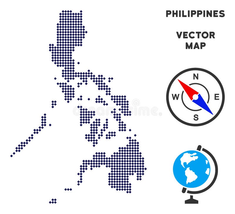 Philippines Dot Map Stock Illustrations – 188 Philippines Dot Map Stock ...