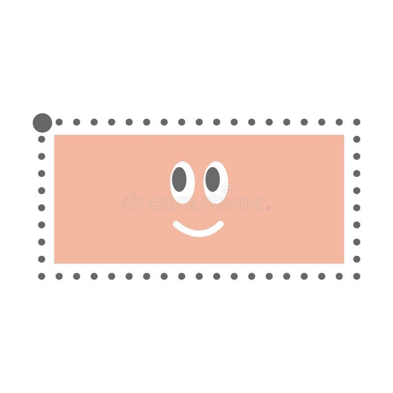 Dotted Rectangle Shape for Tracing Lines for Preschool and Kindergarten ...