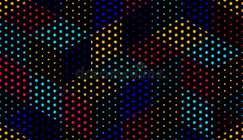 Dotted Seamless Isometric Geometric Pattern, Dots 3D Cubes Vector ...