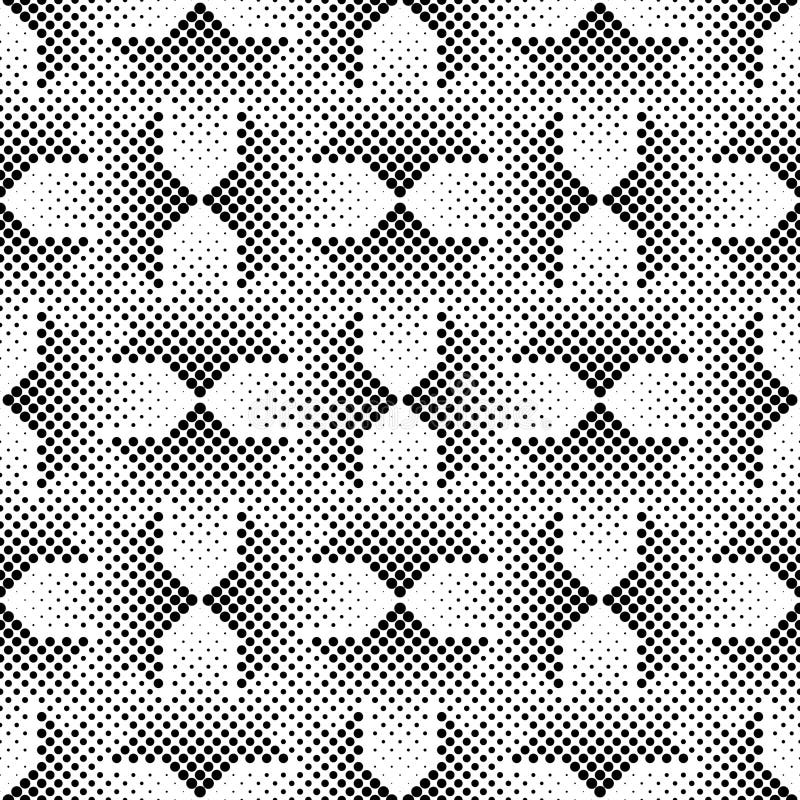 Dotted Seamless Pattern . Seamless in One Direction. Disappearing ...