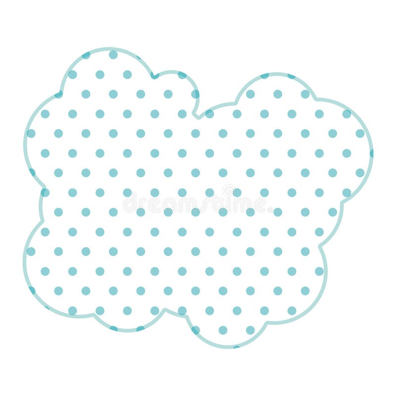 Dotted Silhouette Rectangle Callout for Dialogue Stock Vector ...