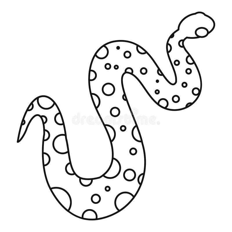 Dotted Snake Icon White Stock Illustrations – 49 Dotted Snake Icon ...