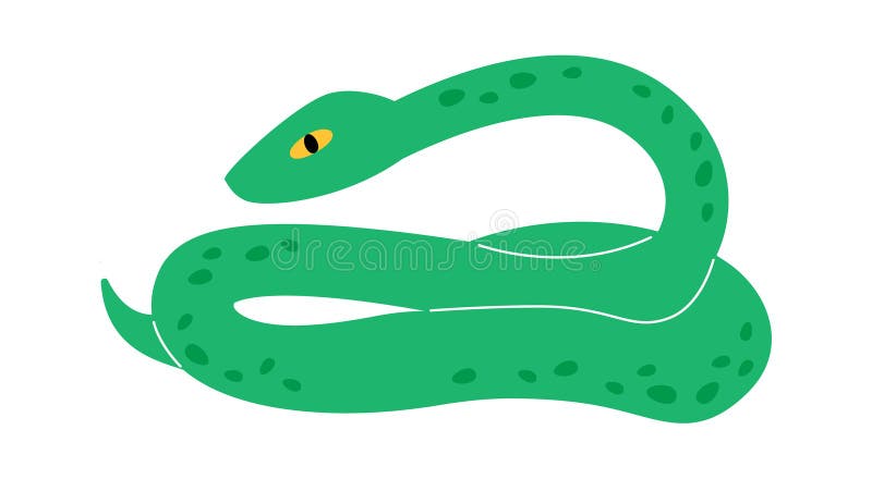 Dotted Snake Reptile stock vector. Illustration of nature - 277044785