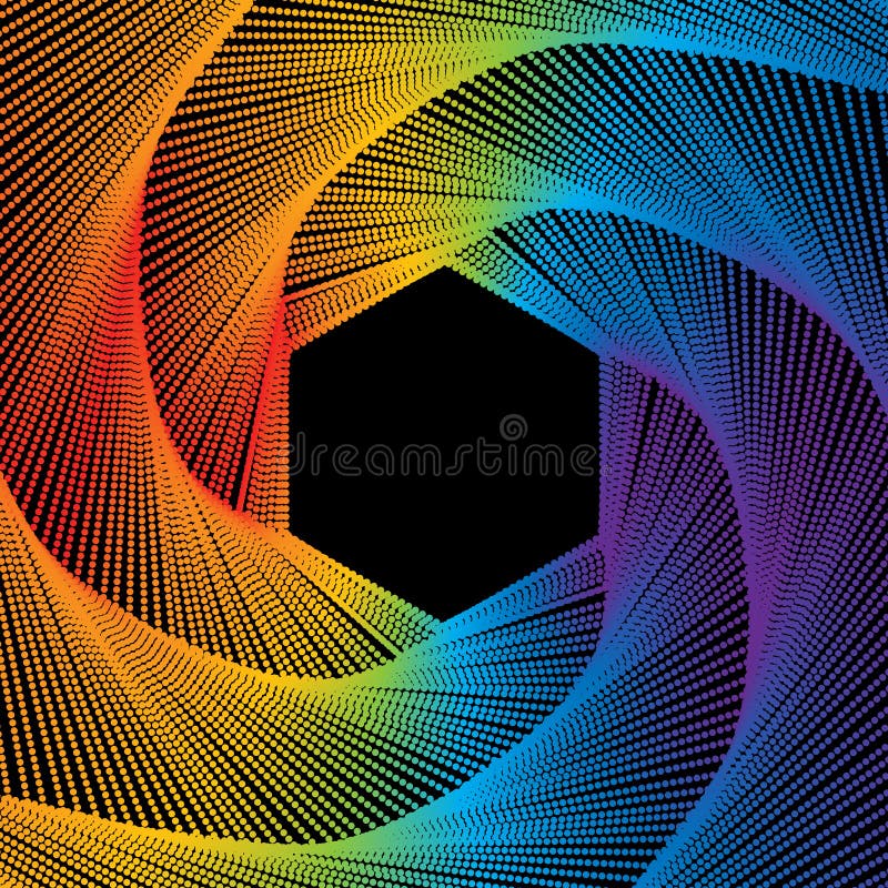 Dotted Spectrum Mesh stock illustration. Illustration of bright - 88196617