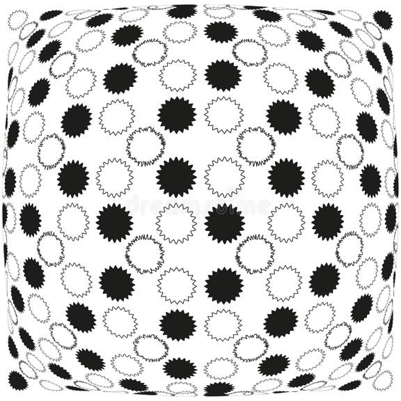 Dotted Sphere Texture. Geometric Globe Pattern. Abstract Round Surface ...