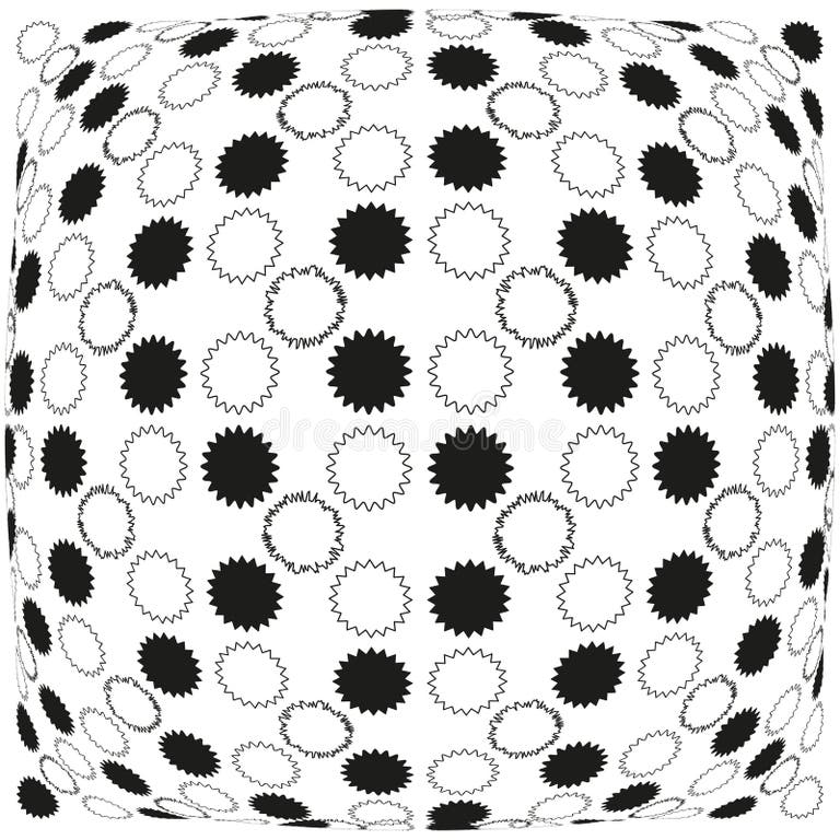 Dotted Sphere Texture. Geometric Globe Pattern. Abstract Round Surface ...