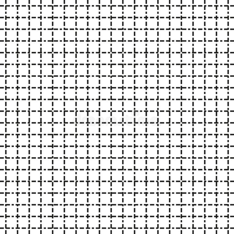 Dotted Square Pattern. Minimal Black Layout. Simple Repeating Grid ...