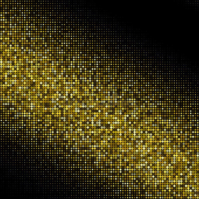 Dotted Texture. Golden Dots Vector Texture Background Stock ...