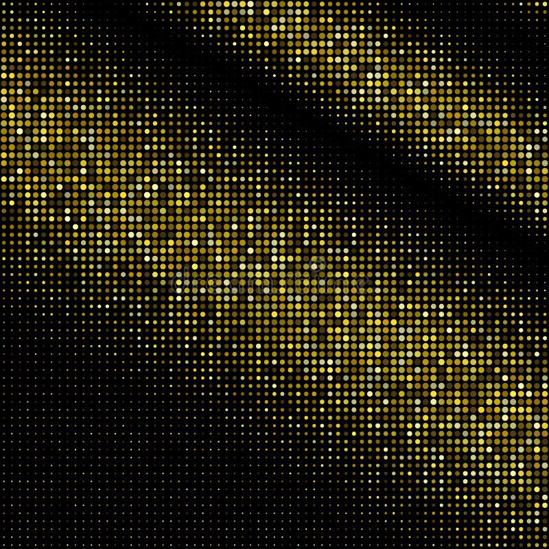 Dotted Texture. Golden Dots Vector Texture Background Stock ...