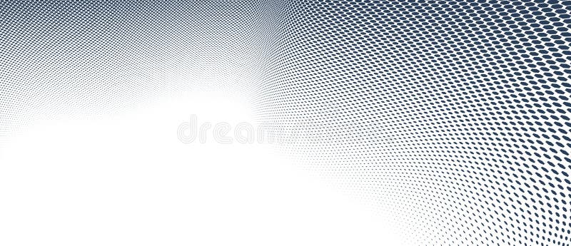 Dotted Vector Abstract Background, Black Dots in Perspective Flow ...