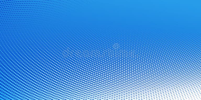 Dotted Vector Abstract Background, Blue Dots in Perspective Flow, Multimedia Information Theme ...