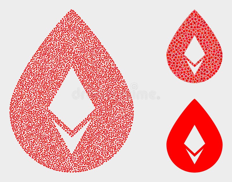 Dotted Vector Crystal Drop Icons Stock Vector - Illustration of pattern ...