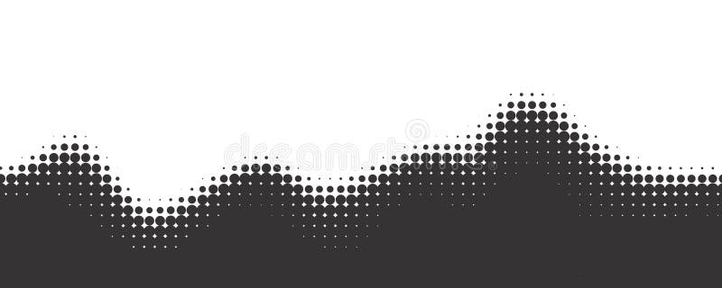 Dotted Wave Background. Halftone Abstract Vector Gradient. Particle Flow Fade. Textured Fluid ...