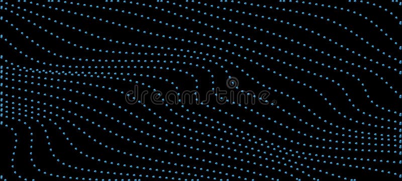 Dotted Waves Vector Pattern or Texture Stock Vector - Illustration of ...