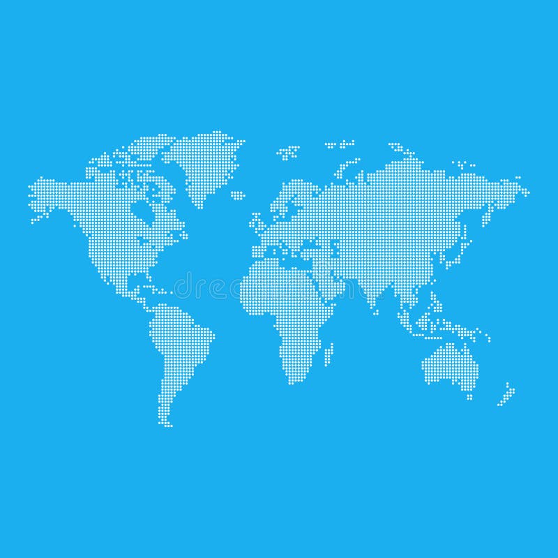 Dotted World Maps Stock Illustrations – 432 Dotted World Maps Stock ...