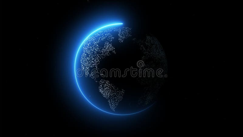 Dotted World Revolves Around Itself ,Random Movement of Fragments in ...