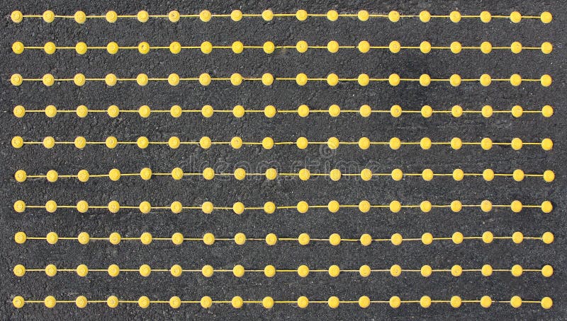 Dotted Yellow Lines stock photo. Image of background - 27633418