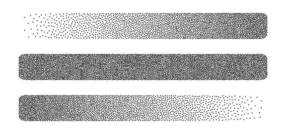 Dotwork Abstract Shapes in Black Grain Texture Stock Vector ...