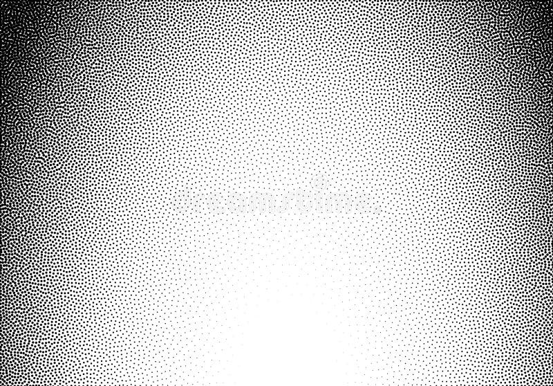 Dotwork Gradient Background, Black And White Scattered Stipple Dots ...