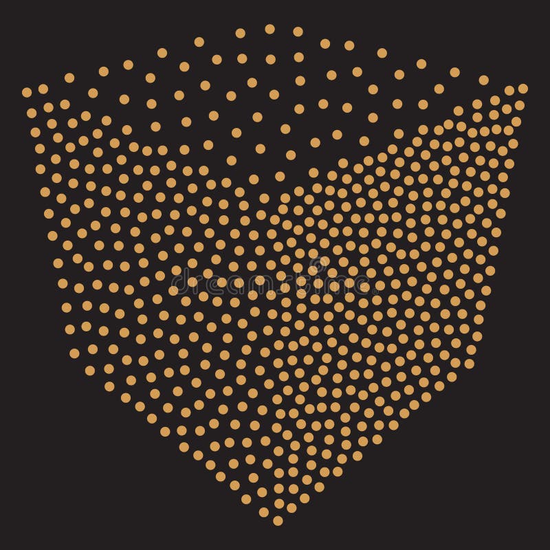 Dotwork Halftone Vector Cube Icon Stock Vector - Illustration of retro, package: 89116009