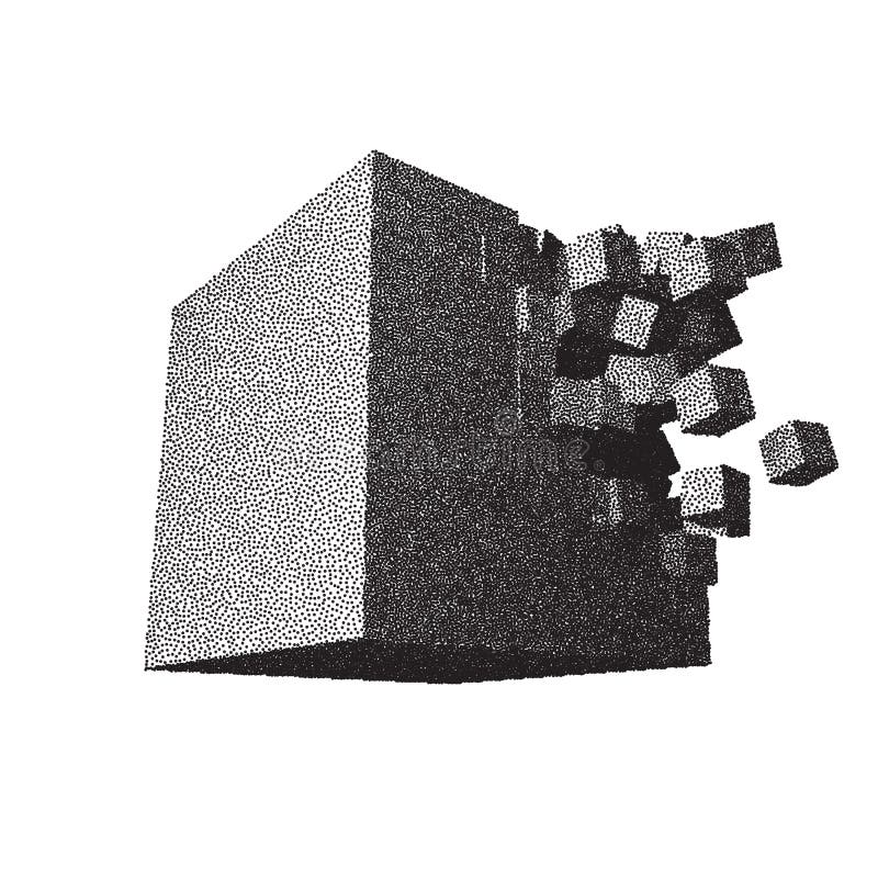 Cubical Particles Stock Illustrations – 67 Cubical Particles Stock ...