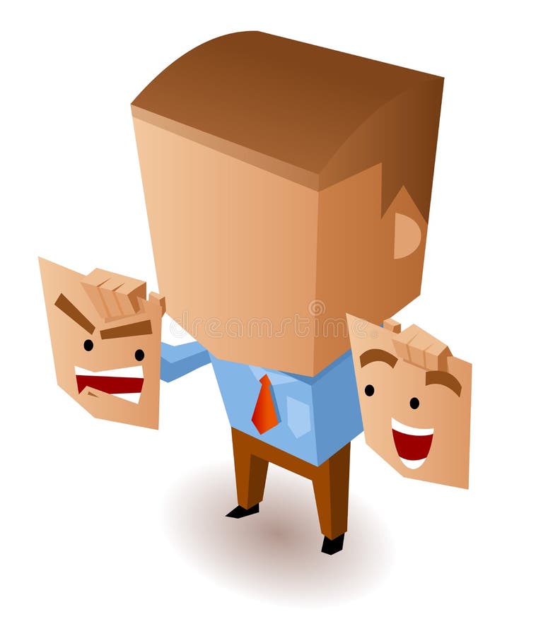 Double agent illustration de vecteur. Illustration du carrière - 30312416