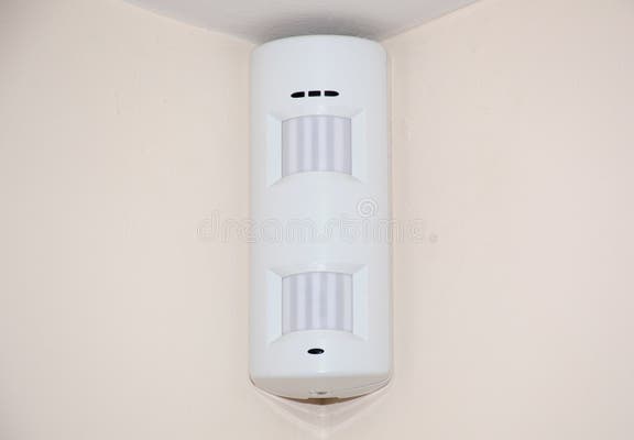 Double Alarm PIR Sensor stock photo. Image of double - 51555220