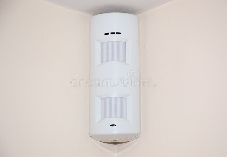 Double Alarm PIR Sensor stock photo. Image of double - 51555220