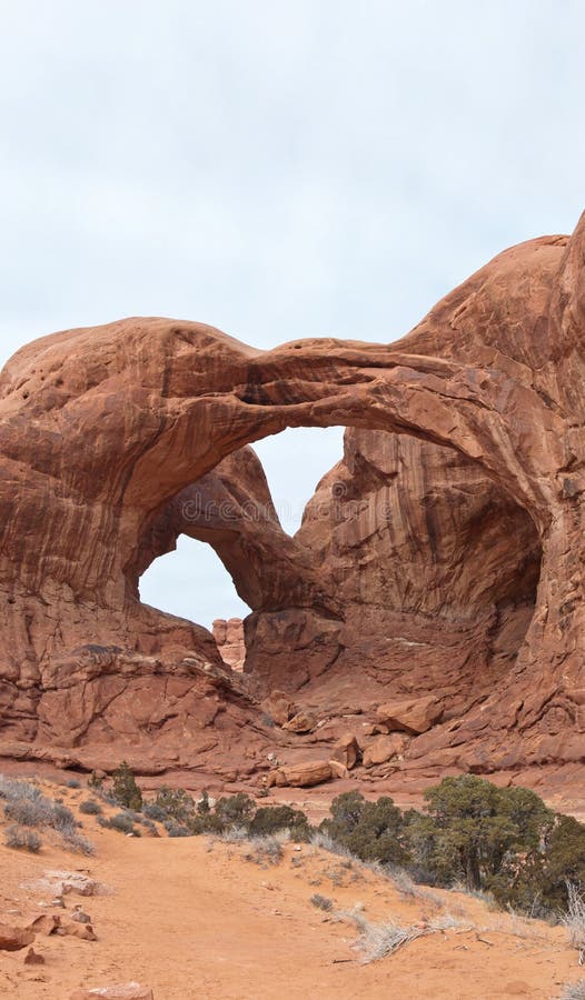 The Double Arch stock photo. Image of rock, national - 37542592