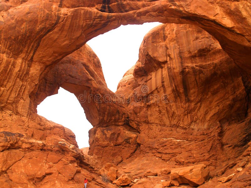 Double Arch stock image. Image of nature, power, arches - 640173