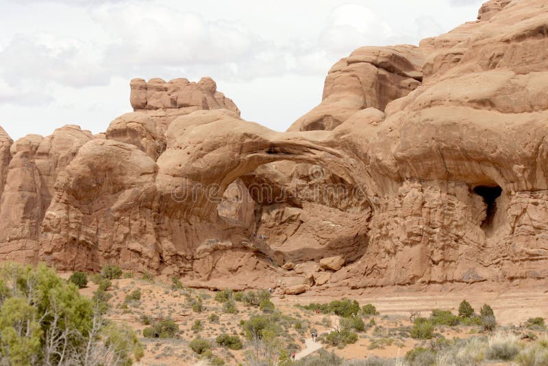 Double Arch stock image. Image of double, moab, delicate - 72278641