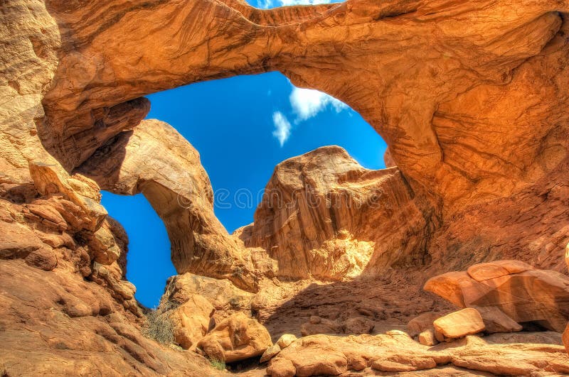 Double Arch Classic stock photo. Image of natural, color - 19762894