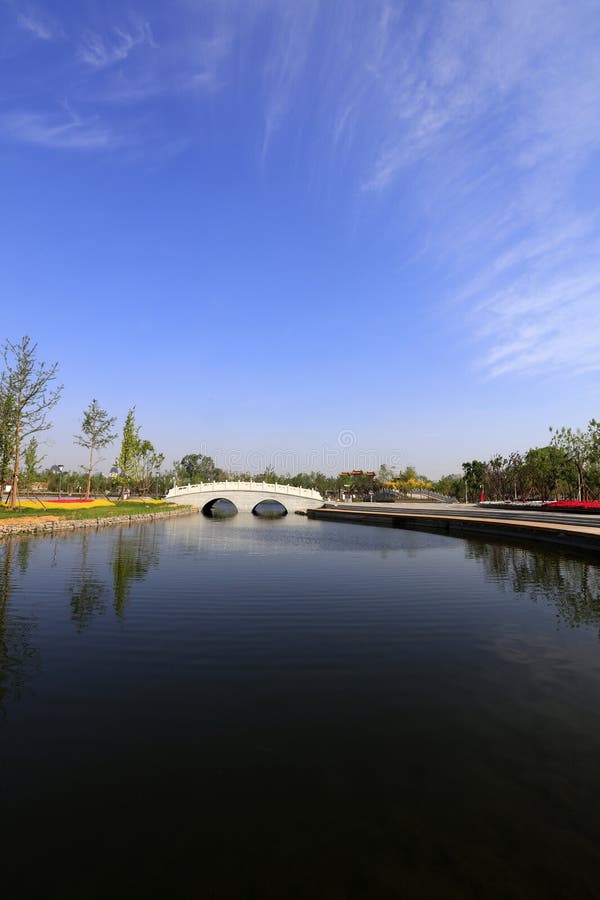 Double arch stone bridge stock image. Image of tangshan - 370611461