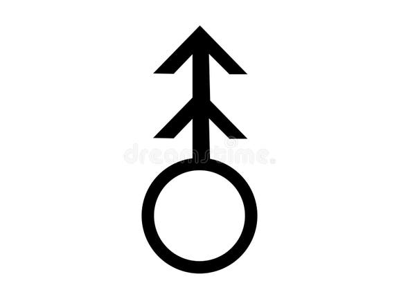 Double arrow circle symbol stock illustration. Illustration of sign ...