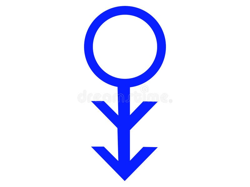 Double arrow circle symbol stock illustration. Illustration of cartoon ...