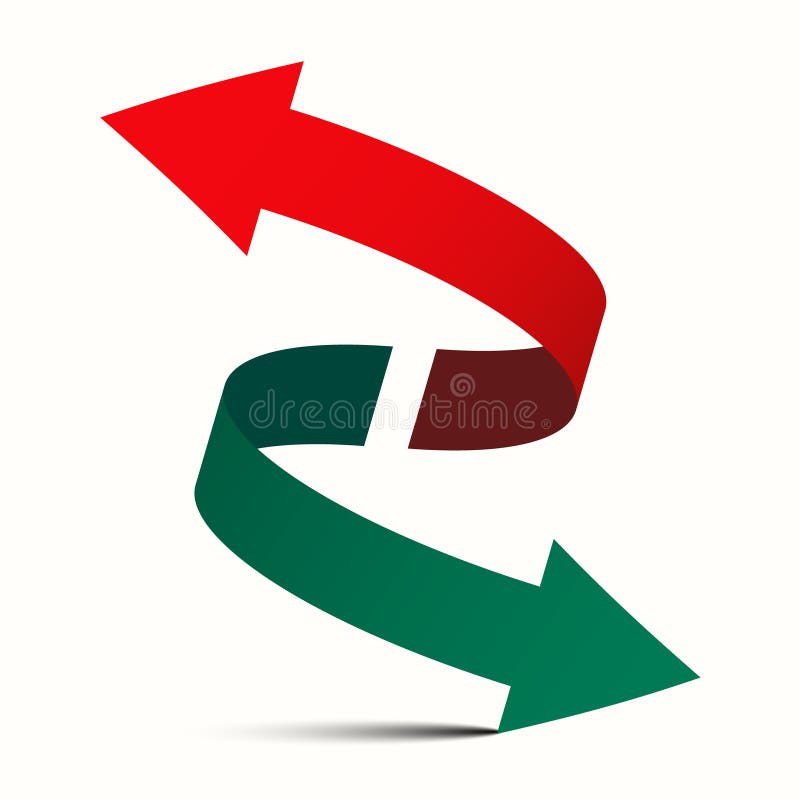 Double Arrow - Diagonal Left Right and Up Down Stock Vector ...