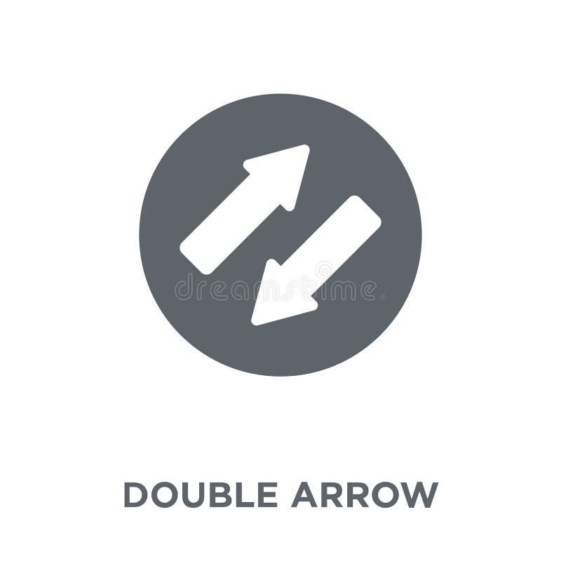 Double Arrow Icon from Collection. Stock Vector - Illustration of ...