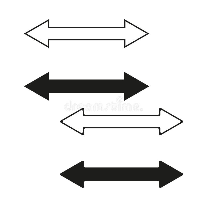 Double Arrow Cursor Stock Illustrations – 1,645 Double Arrow Cursor ...