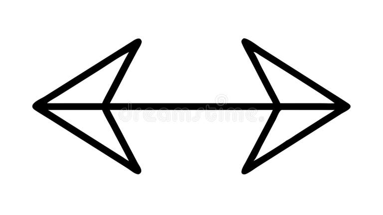 Double Arrows Icon for Exchange, Transfer, and Bidirectional Flow ...